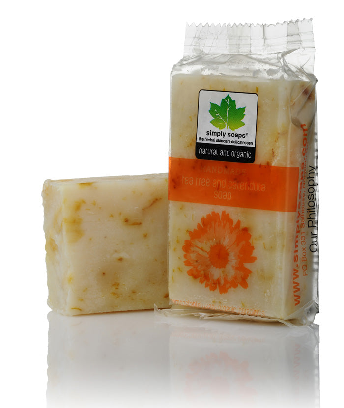 Handmade Natural and Organic Tea tree and calendula Soap – simplysoaps.com